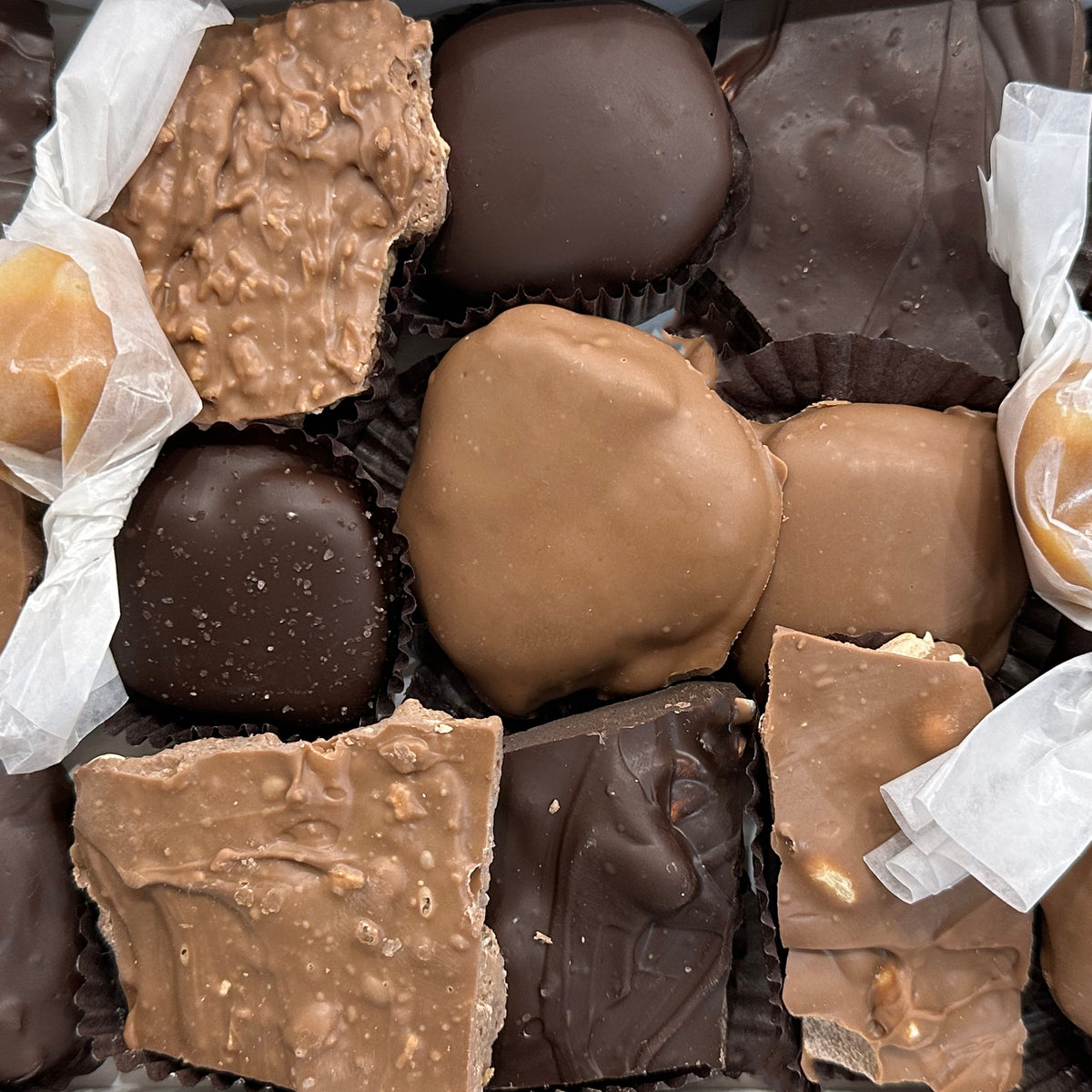 Nuts & Chews Assortment – Grandpa Joe's Chocolates